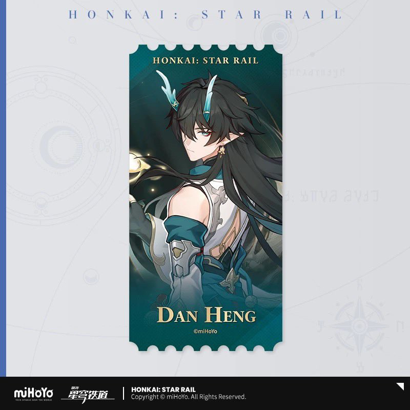Dan heng ticket Book Hongkai Tanheng. | Shopee Singapore