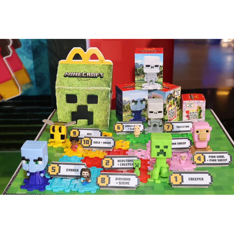 Mcdonald Happy Meal 2025 MINECRAFT Mcdonald's Collectibles | Shopee ...