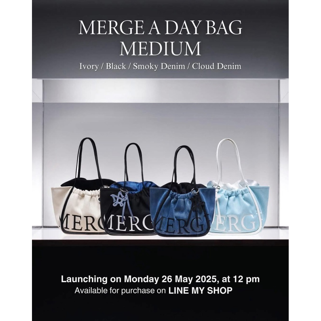 Merge A Day Bag Medium With Press Proof | Shopee Singapore