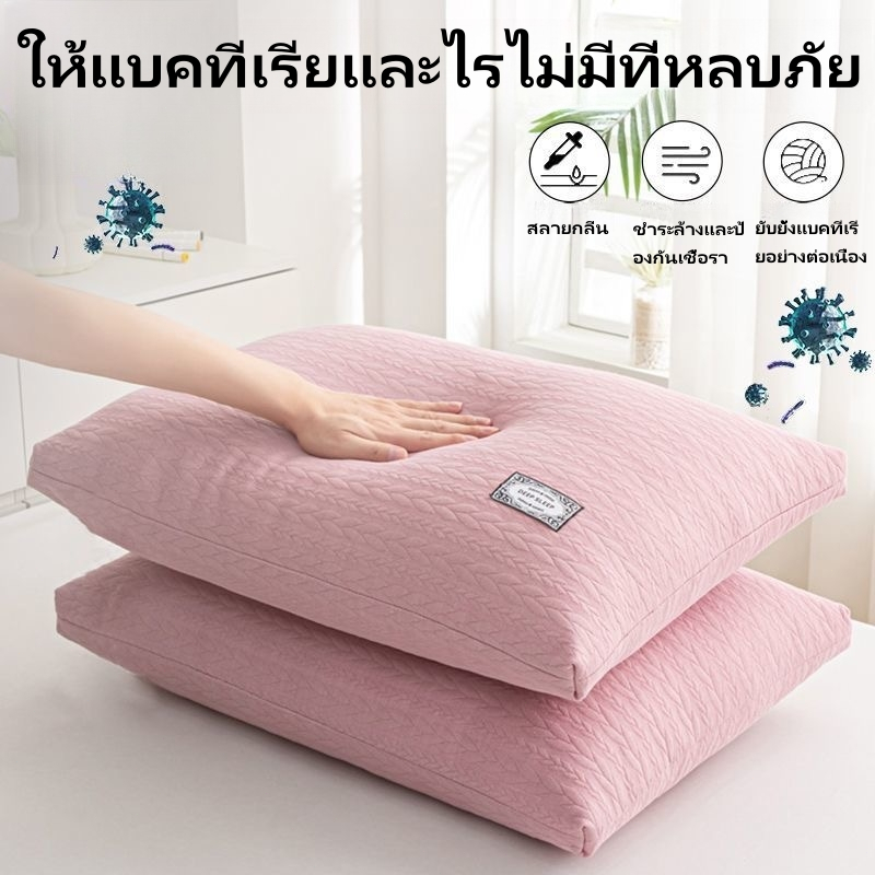 Antibacterial Pillow Dust Mite Protection Neck Pain Relief Premium ...