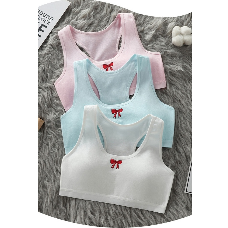 Girls' Bras NY25 For School Children Children's Underwear Thin And Soft ...