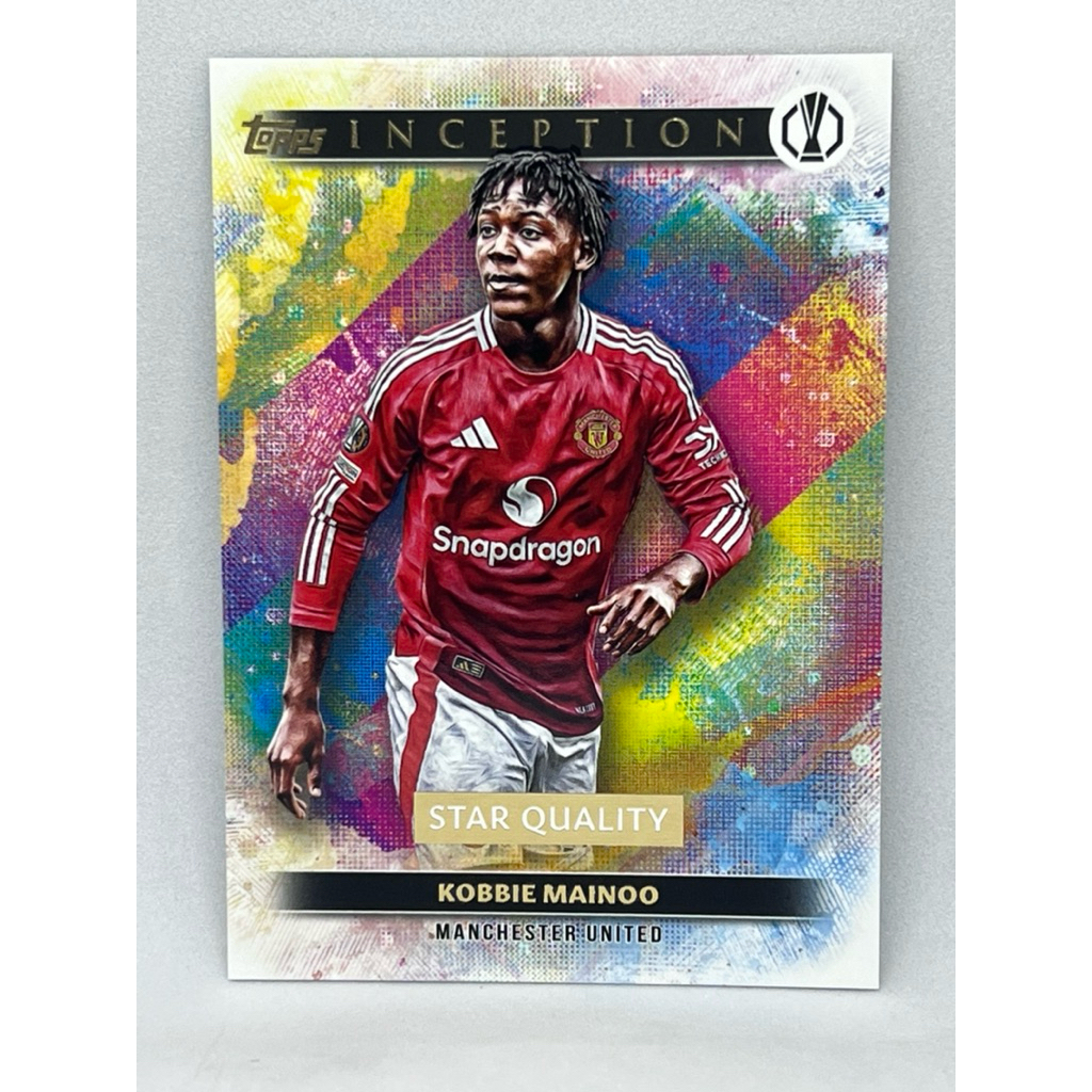 Topps Inception 2024 Football Card-2025 Kobbie Mainoo Base | Shopee ...