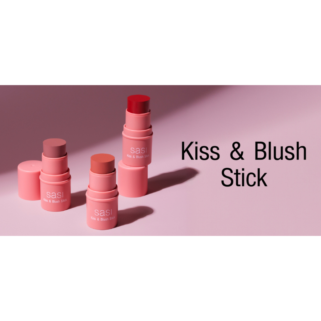 SASI Kiss & Blush Stick (4 g) (4 g.) 3 in 1 Beautiful And Complete All ...