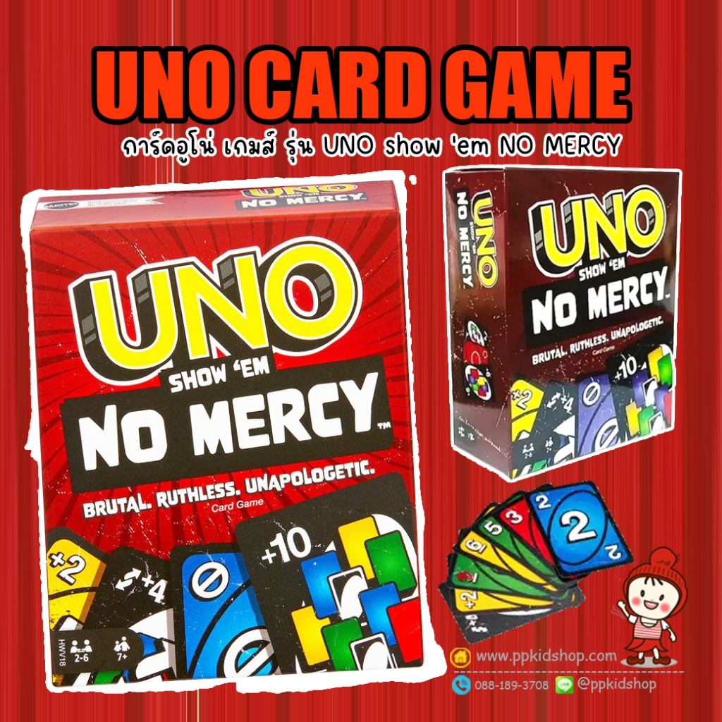 Big Discount-The Most Brutal Model UNO card Game show 'em NO MERCY ...