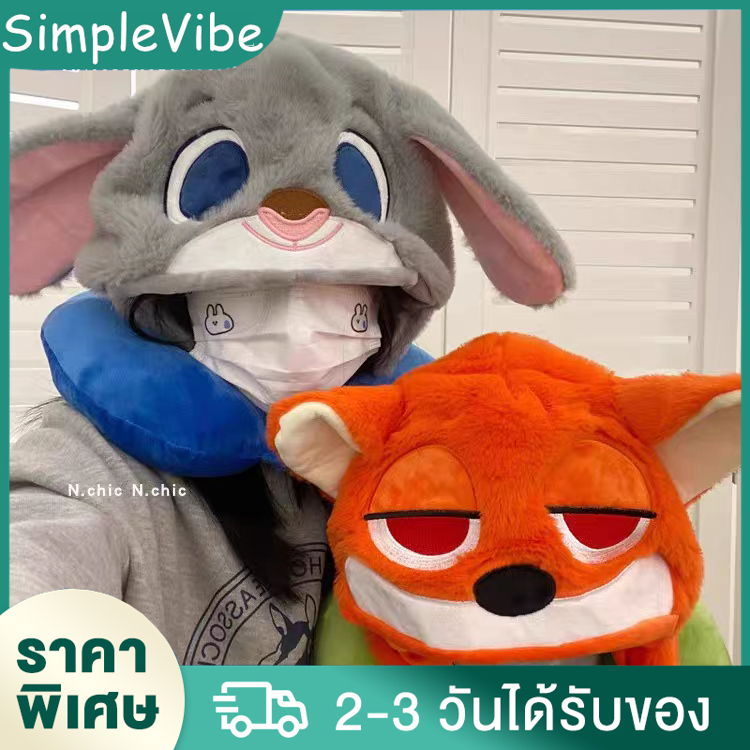 Zootopia Neck Pillow Judy And Nick Cartoon Cute From The Sutopia With ...