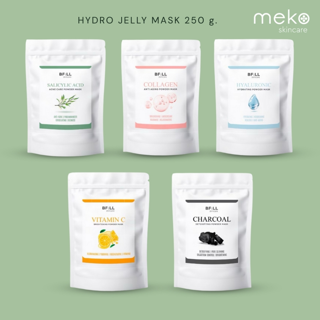 MEKO HYDRO JELLY MASK Clinic Grade Facial Powder Spa Size 250 Grams ...