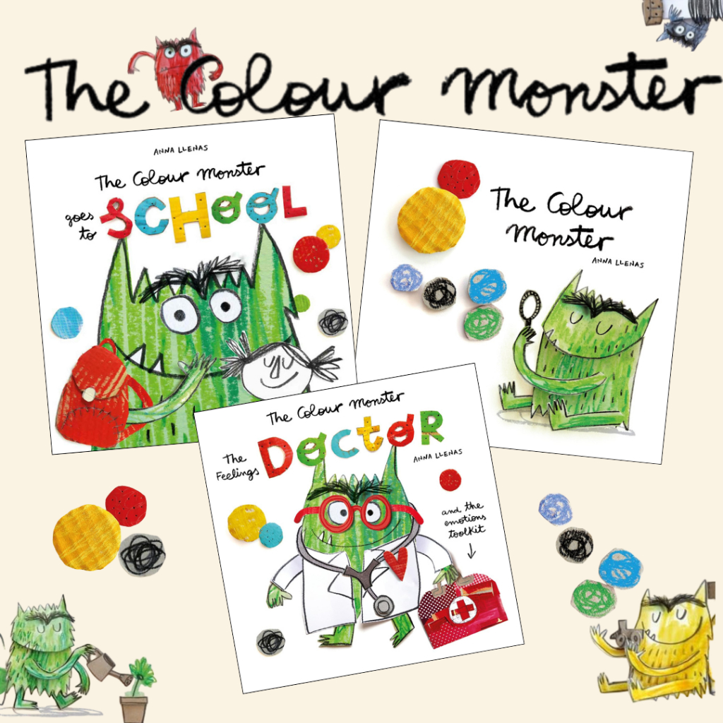 DKTODAY TEMPLA Book : THE COLOUR MONSTER SERIES (AGE 2-5) | Shopee ...