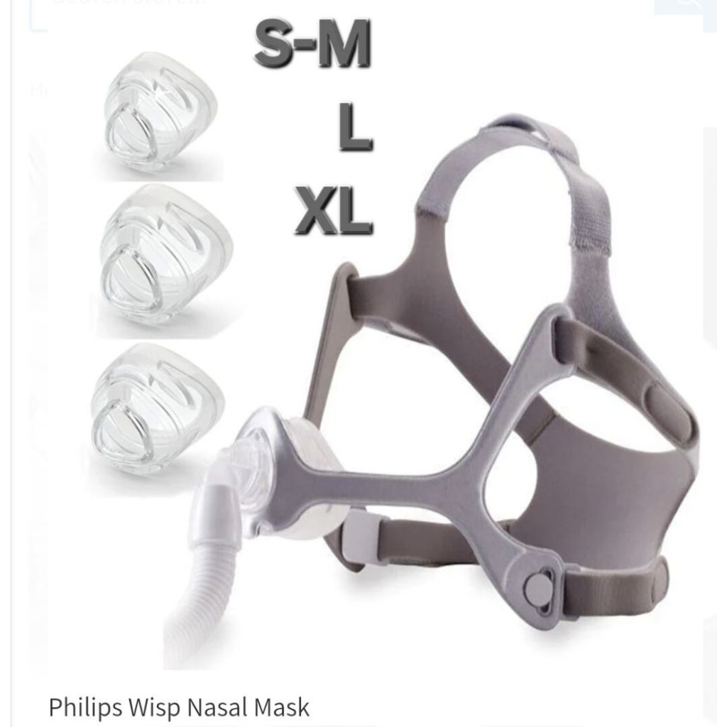 Philips Respironics Wisp Nasal Mask Fabric Frame Cushion Fitpack (SM L ...