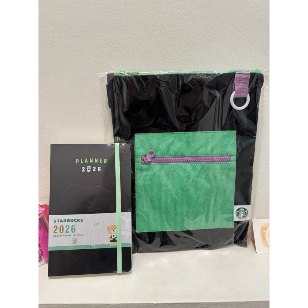 Starbucks Diary 2026 + Two-Tone Corrugated Bag + 12 Coupons (In Book ...