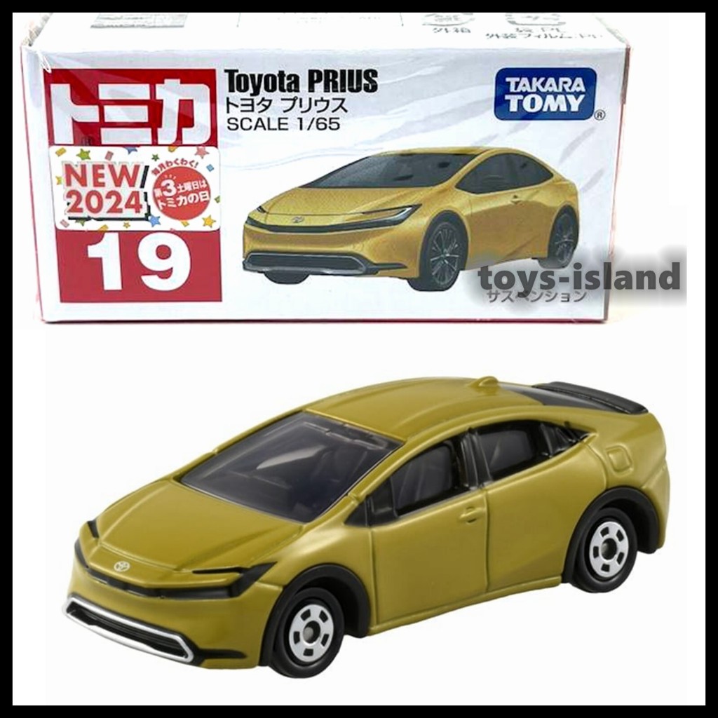 TOMICA 19 TOYOTA PRIUS 1/65 TOMY DIECAST CAR 2024 | Shopee Singapore