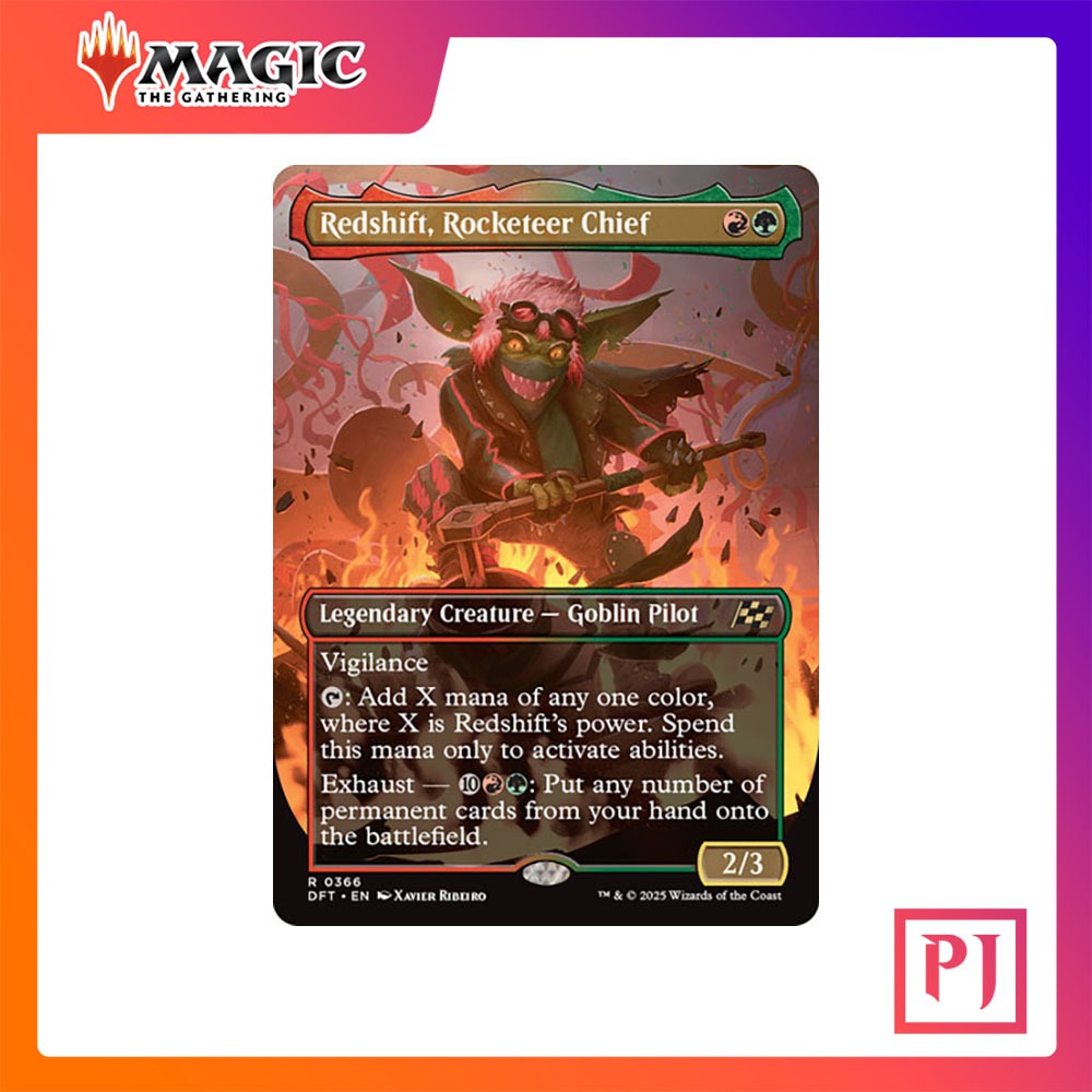 [MTG] Redshift Rocketeer Chief (Borderless) [DFT] [MULTI] [RARE ...