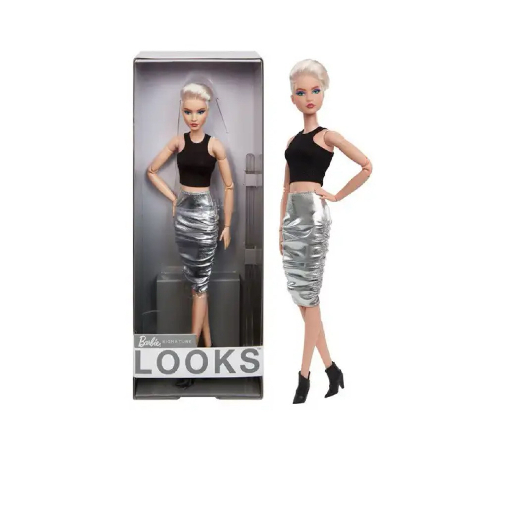 Mattel Barbie Signature Looks 5 – Platinum Blonde Pixie Cut | Shopee ...