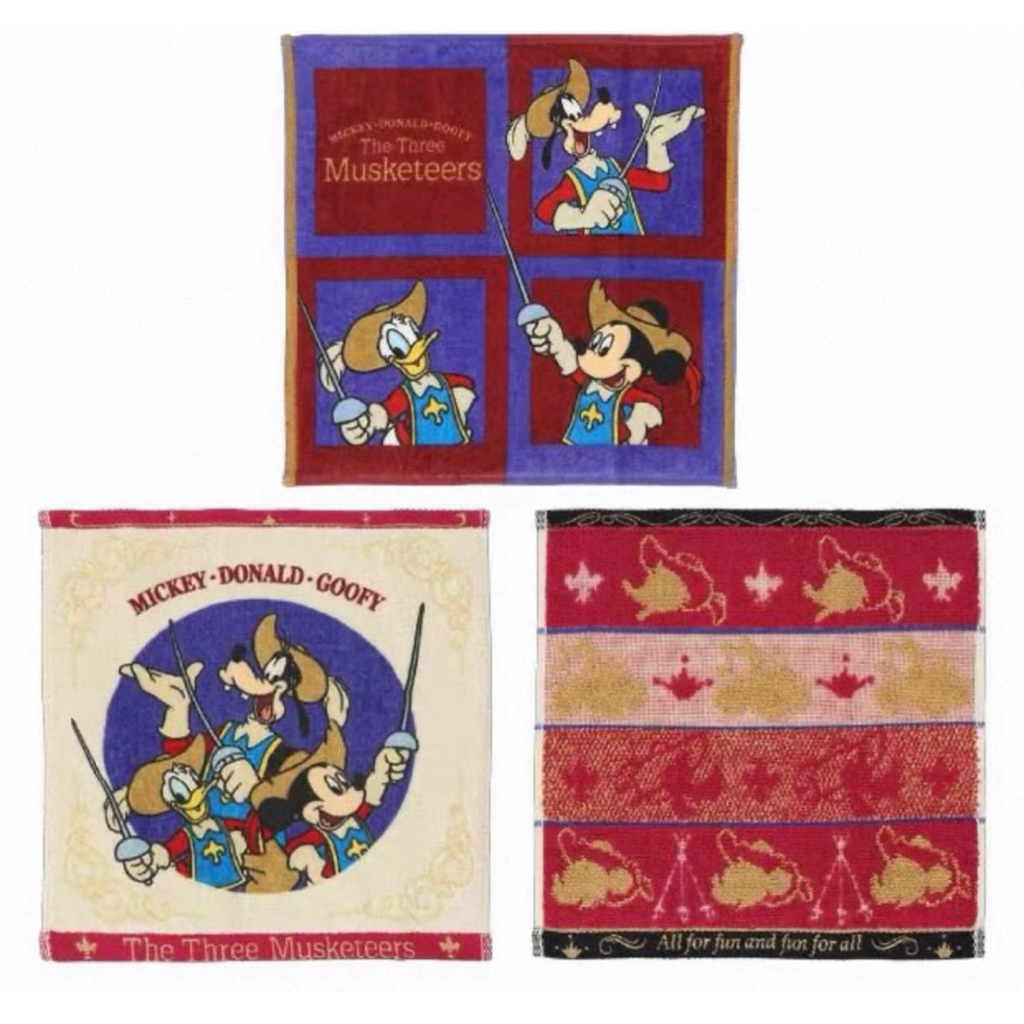 / Disneyland The Three Musketeers MICKEY- DONALD- Goofy Disney Face ...