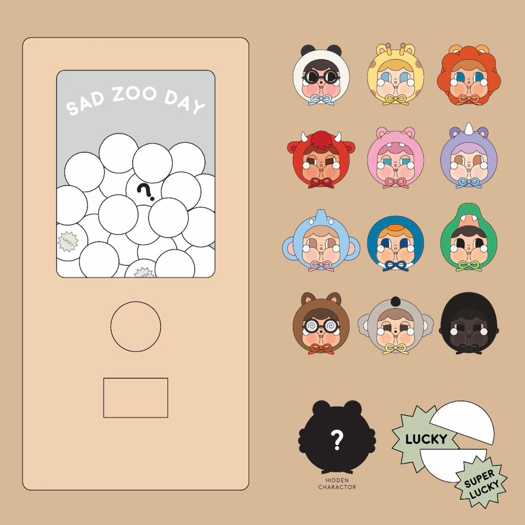 Authentic * From Thai Shop* Molly Factory 2025 CRY BUDDY Crying Blob ...