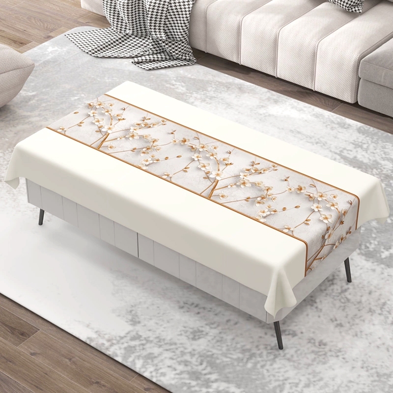 New 2025 Living Room Table Cloth Premium Luxury Rectangle Shape Felt In ...