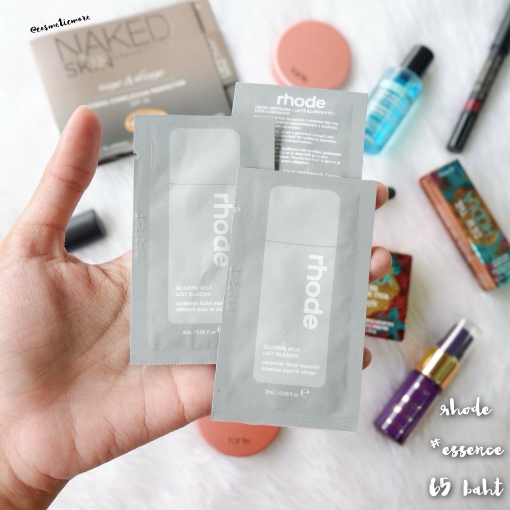 rhode glazing milk ceramide facial essence 2ml | Shopee Singapore