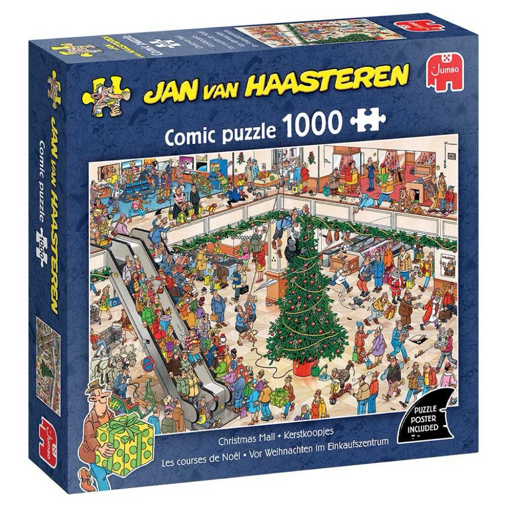 -Jan Van Hatasteren JVH Christmas mall jigsaw puzzle Jumbo Brand 1000 ...