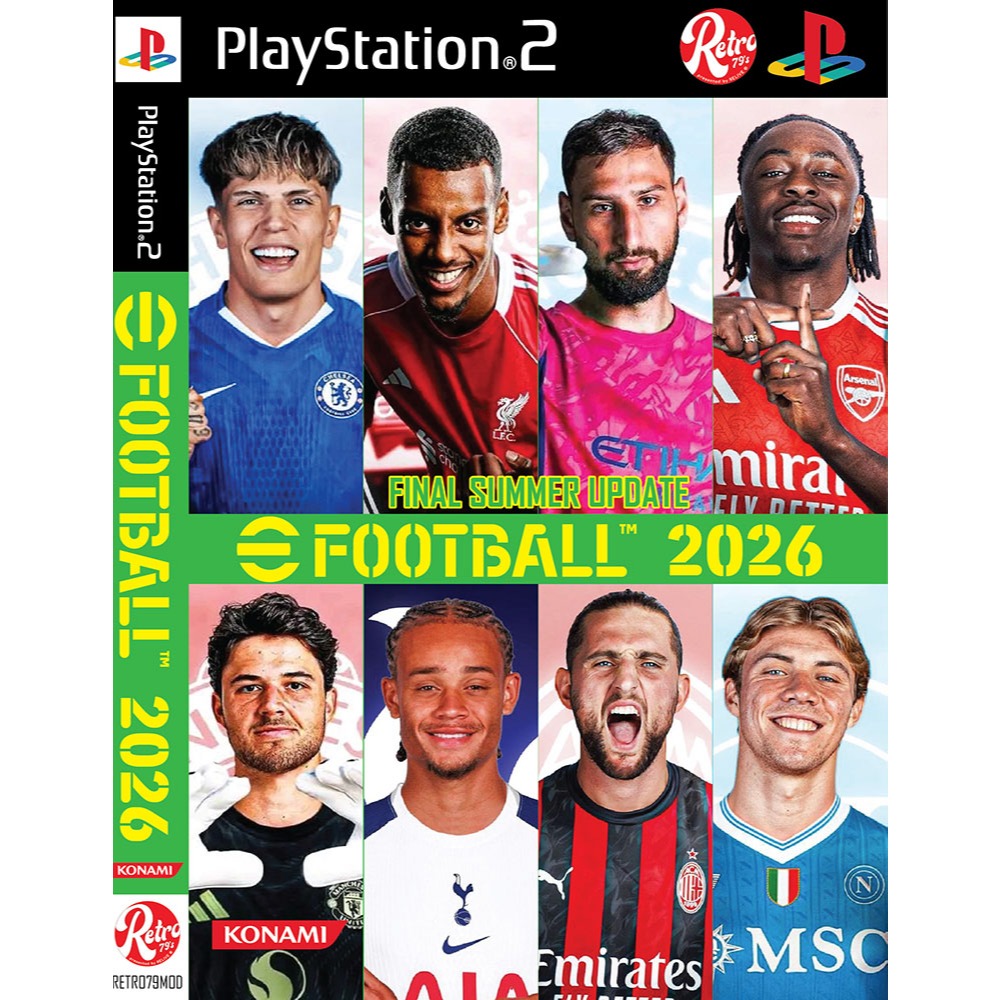 PS2 E football Game Disc 2026-FINAL SUMMER UPDATE-PES 2026 EFOOTBALL ️ ...