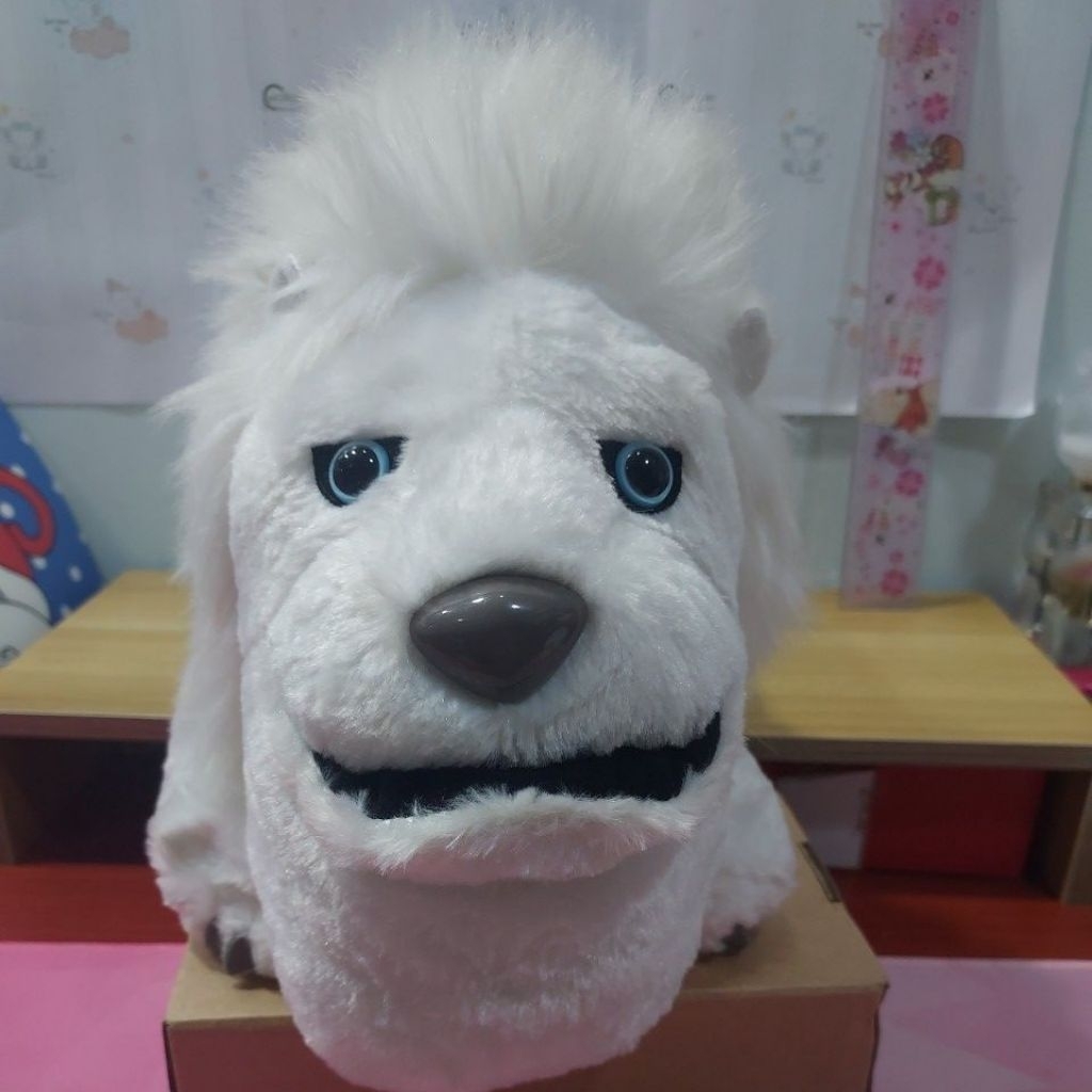 Shakurel Planet-Lion Episode of White Plush/ Lion Doll Open Chin/Kum ...