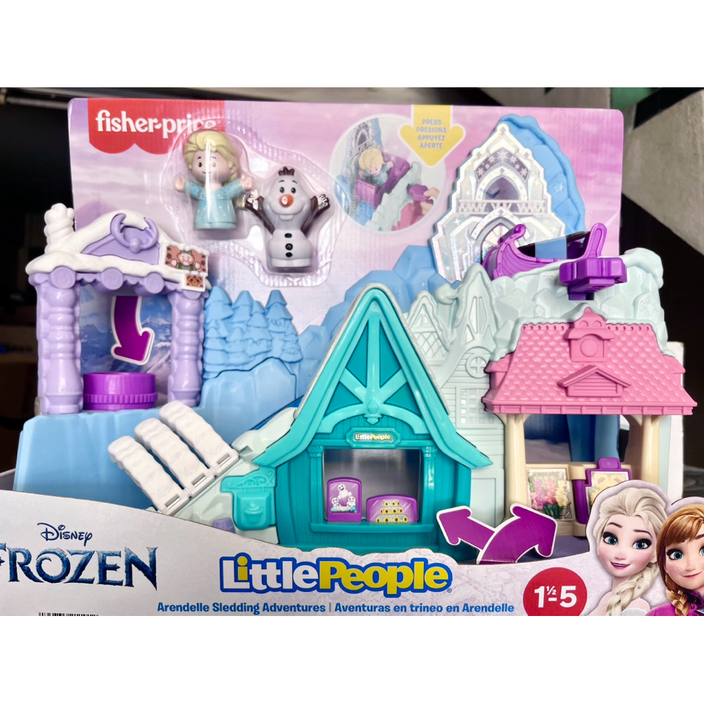 Disney Frozen Arendelle Sledding Adventures Little People Toddler ...