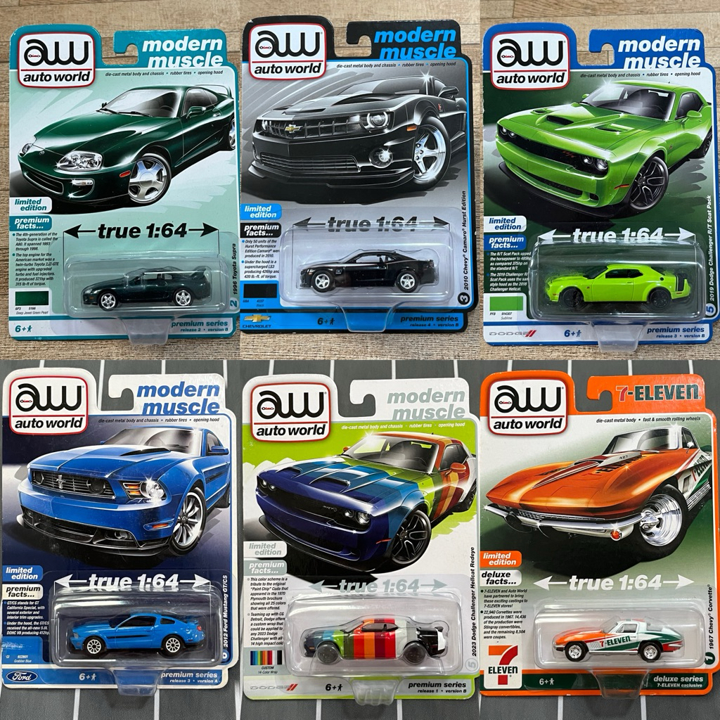1/64 AW AUTO WORLD MODERN MUSCLE 1 !!️The Pack Is Not Very Beautiful ...
