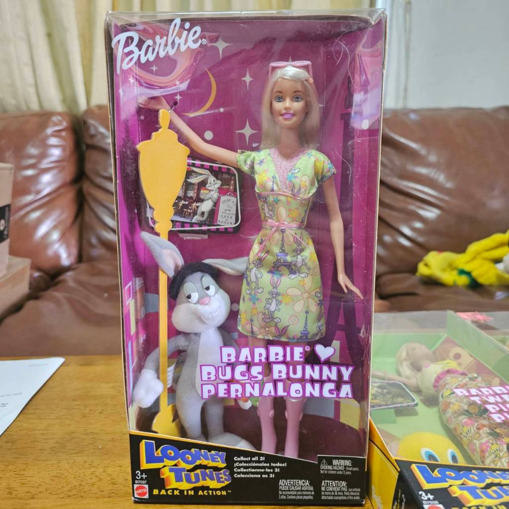 (Old Box But New Doll) BARBIE BUGS BUNNY B7037 And TWEETY B7038 Are ...