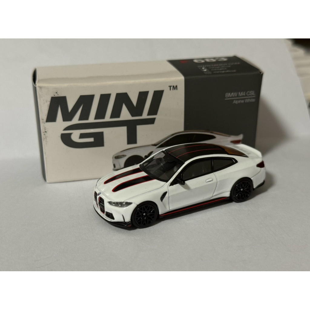 MINI GT BMW M4 CSL Alpine White | Shopee Singapore