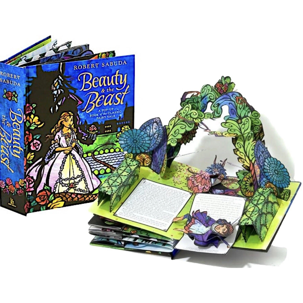 Hardcover Beauty & the Beast: A Pop-up Book of the Classic Fairy Tale ...