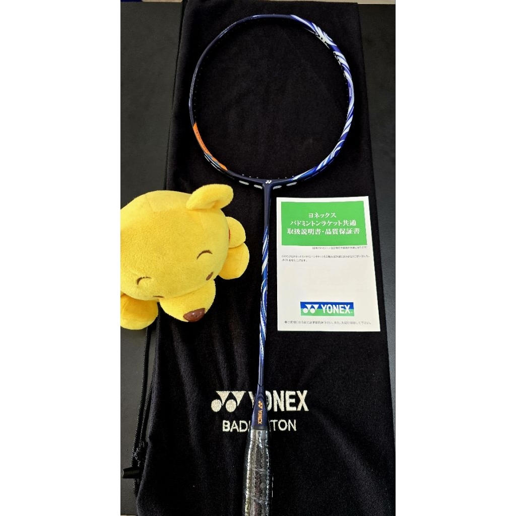 Yonex Astrox 100ZZ Dark Navy Code JP Badminton Racket With Velvet Bag ...