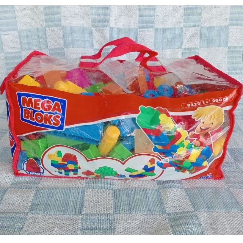 mega blocks Big Bag 200 Pieces New Condition | Shopee Singapore