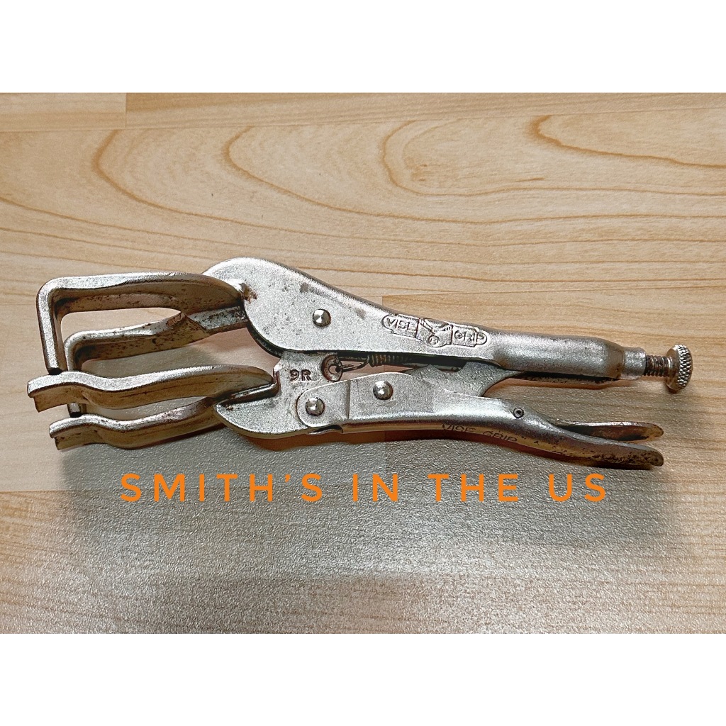 VISE GRIP Crab Claw Lock Pliers 9R Made in USA Vintage Old Unused VISE ...