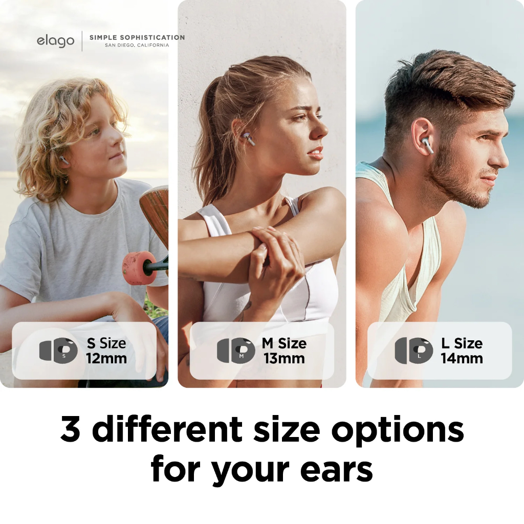 elago AirPods Pro1 & Pro2 Earbuds Cover Plus with Integrated Tips ...