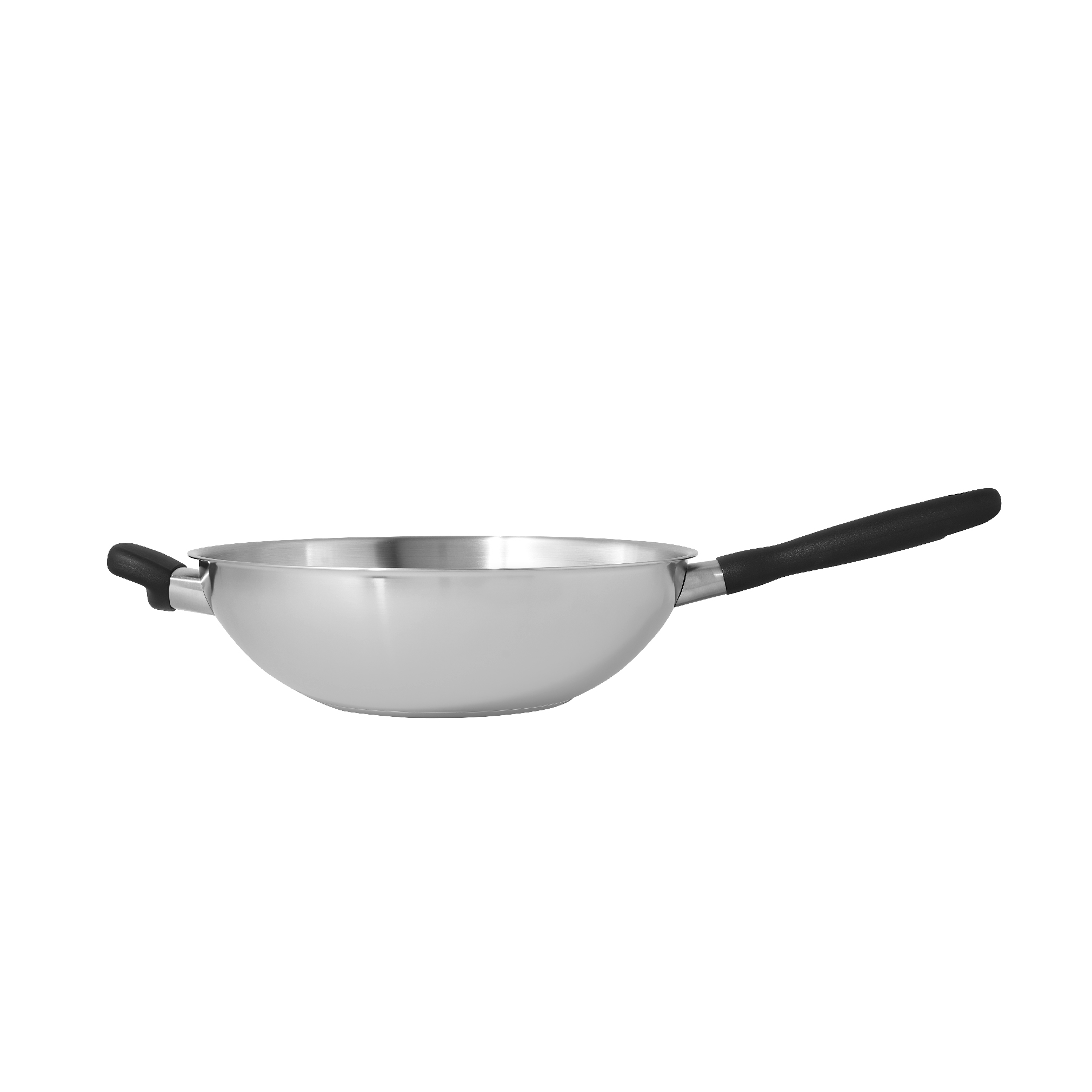 MEYER LUNA SS Stainless Steel Cookware Deep Wok Size 30cm /12 Inch ...