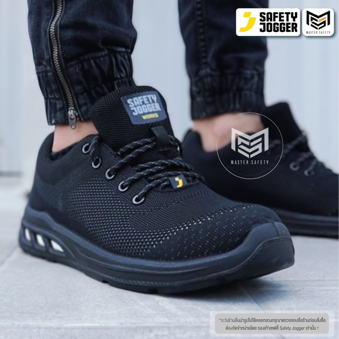 Safety Jogger Model ECOFITZ S1P LOW Shoes With Heel Cover Steel Head ...