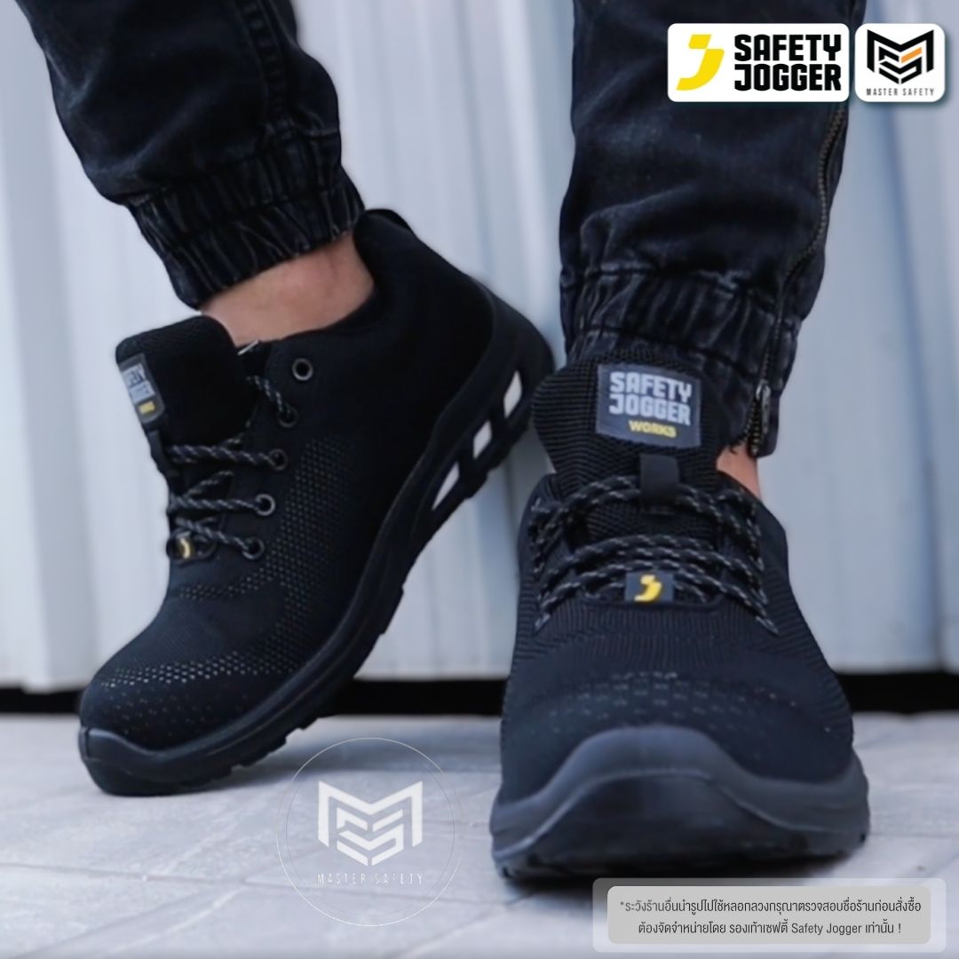 Safety Jogger Model ECOFITZ S1P LOW Shoes With Heel Cover Steel Head ...
