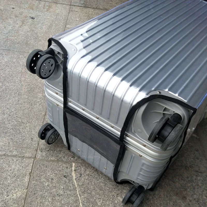 Clear PVC Luggage Cover No Edges Extra Thick Model For trunk Style (26 ...