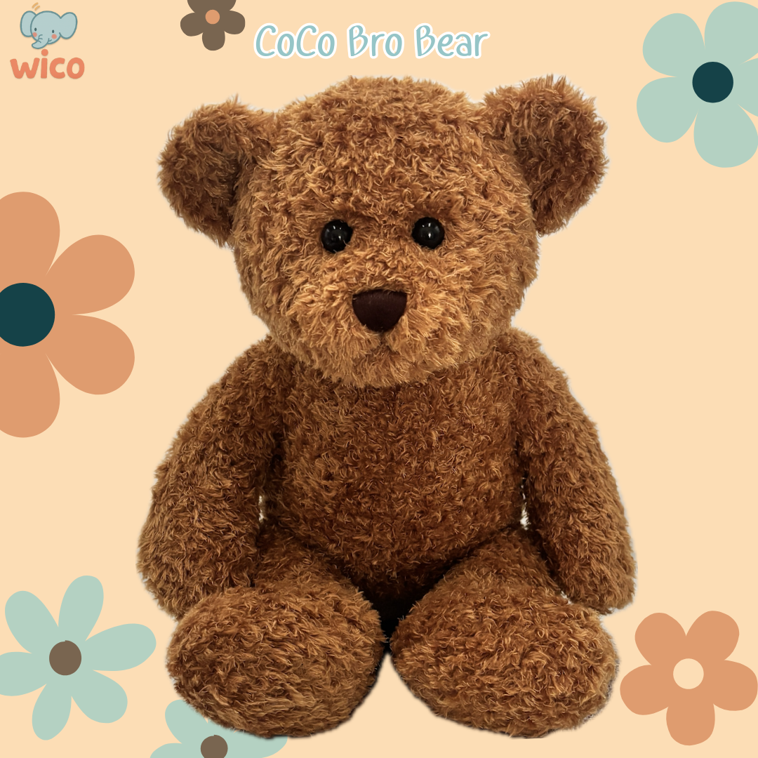 [Wico Plushies]Classic Fluffy Coco Curls Teddy Bear(60cm) –Honey Puff ...