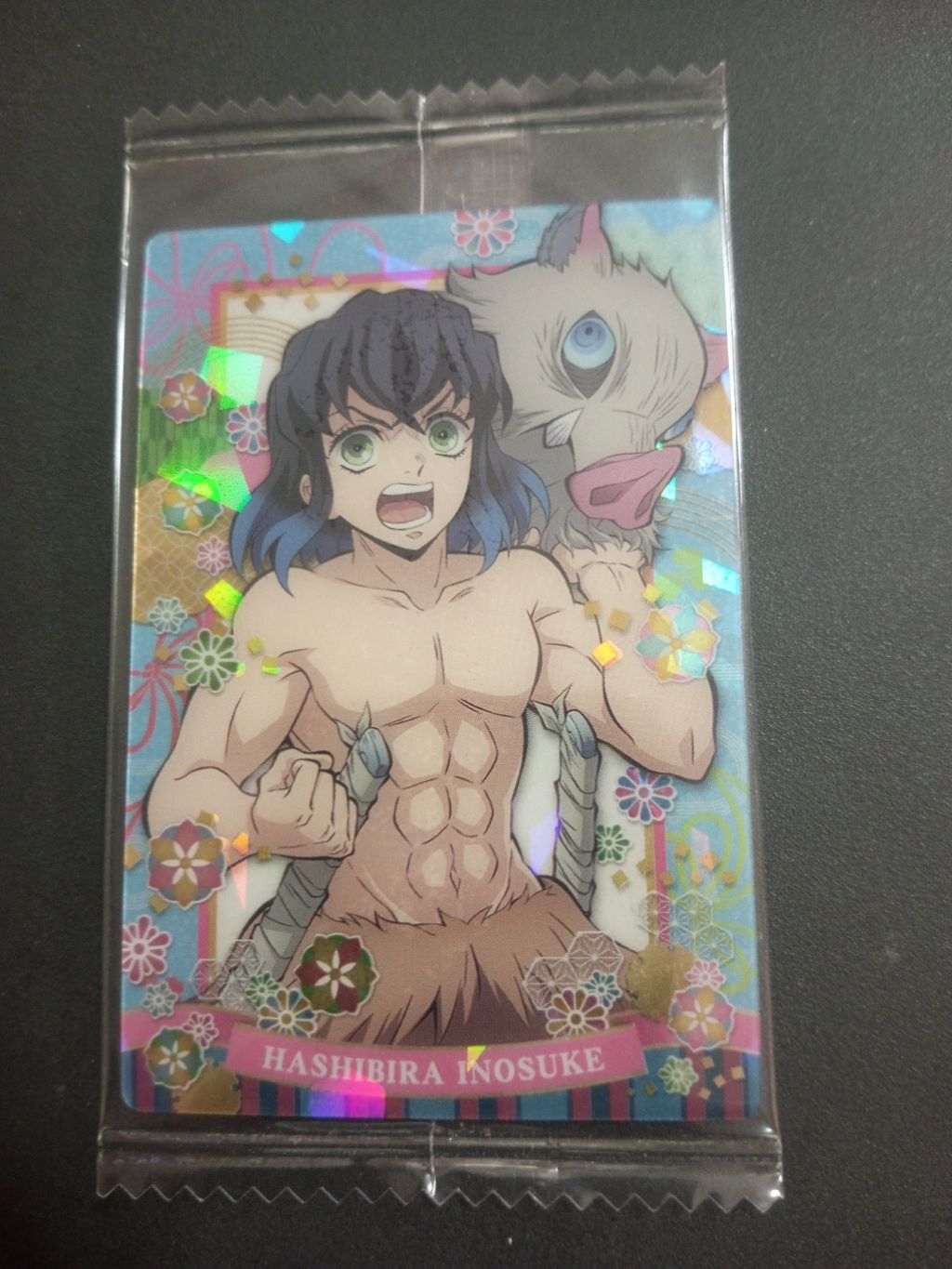 Hashira INOSUKE Demon Slayer no Kimetsu Yaiba Wafer Card BANDAI ...