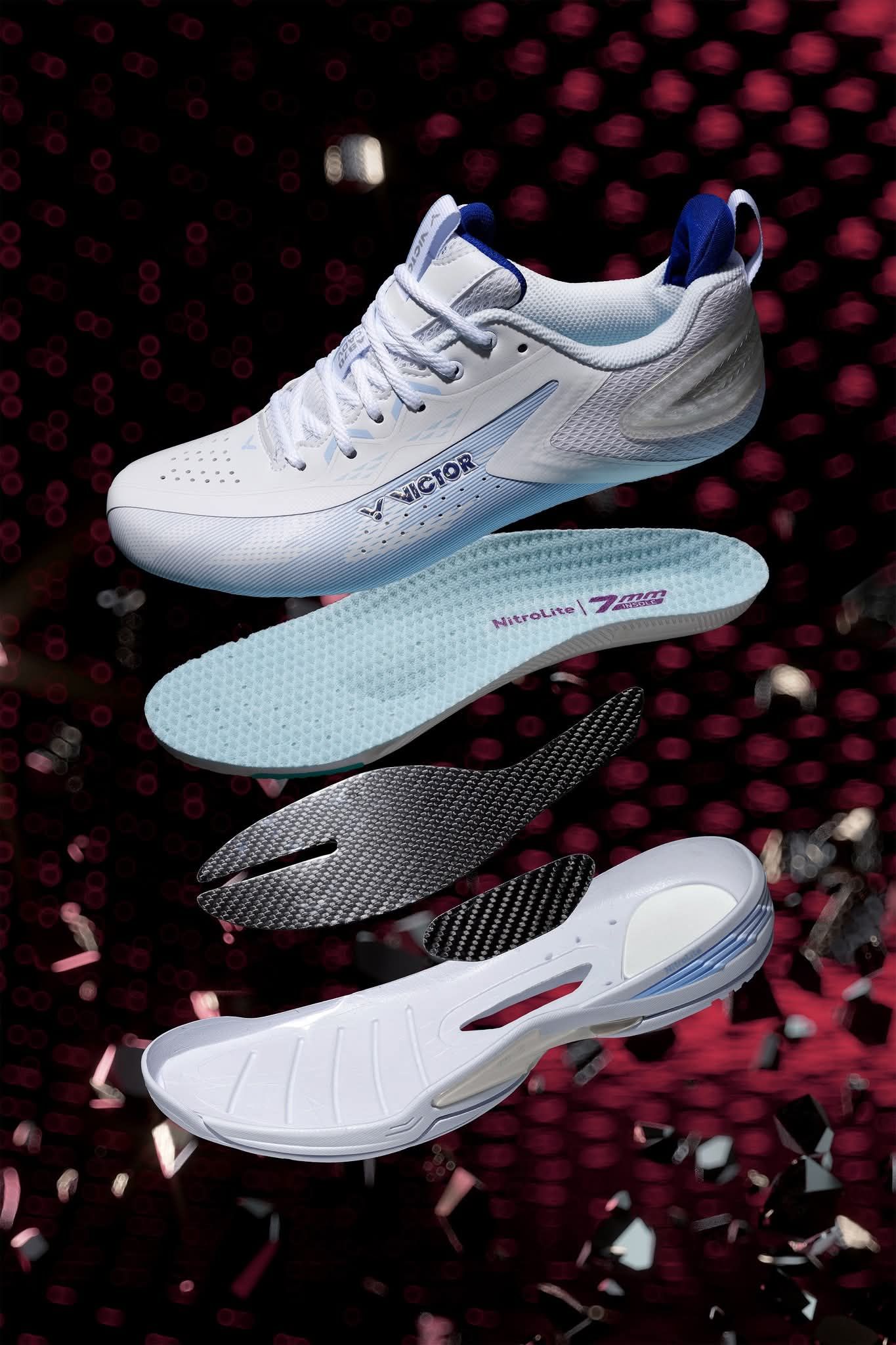 VICTOR Badminton Shoes A970 CAVD Carbon Plate x Dual NitroLite ...