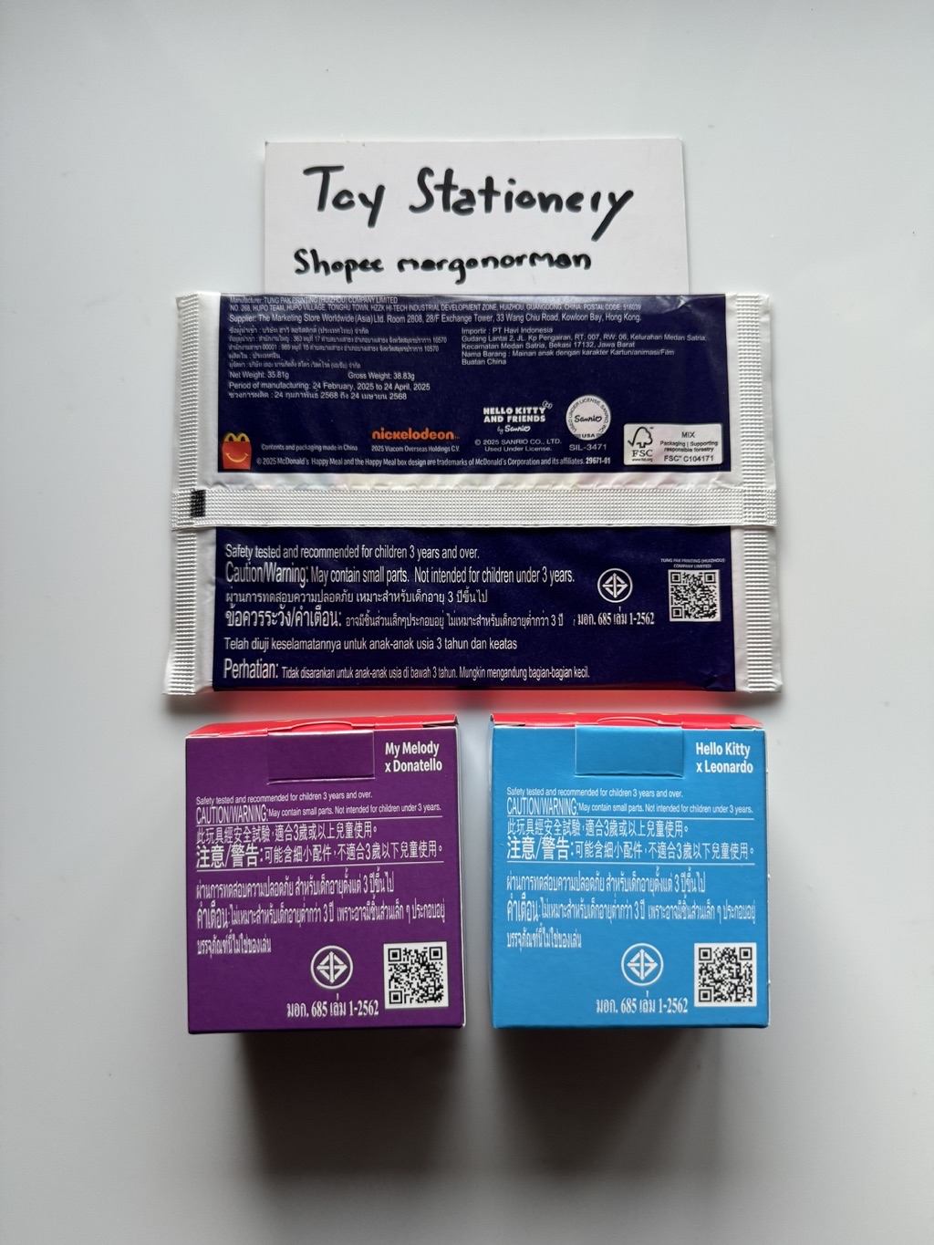 Authentic Thai Mac 1 Teenage Mutant Ninja Turtles x Hello Kitty and ...