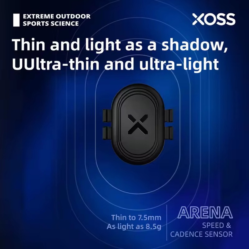 Leg/Speed Sensor XOSS Model ARENA Speed/Cadence Second Ant+ & Bluetooth ...