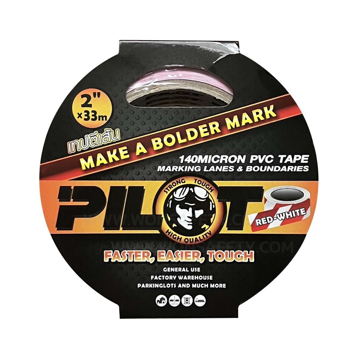 Floor Marking Tape PILOT PVC Masking 2 Inches Long 33 Meters (1 Roll ...