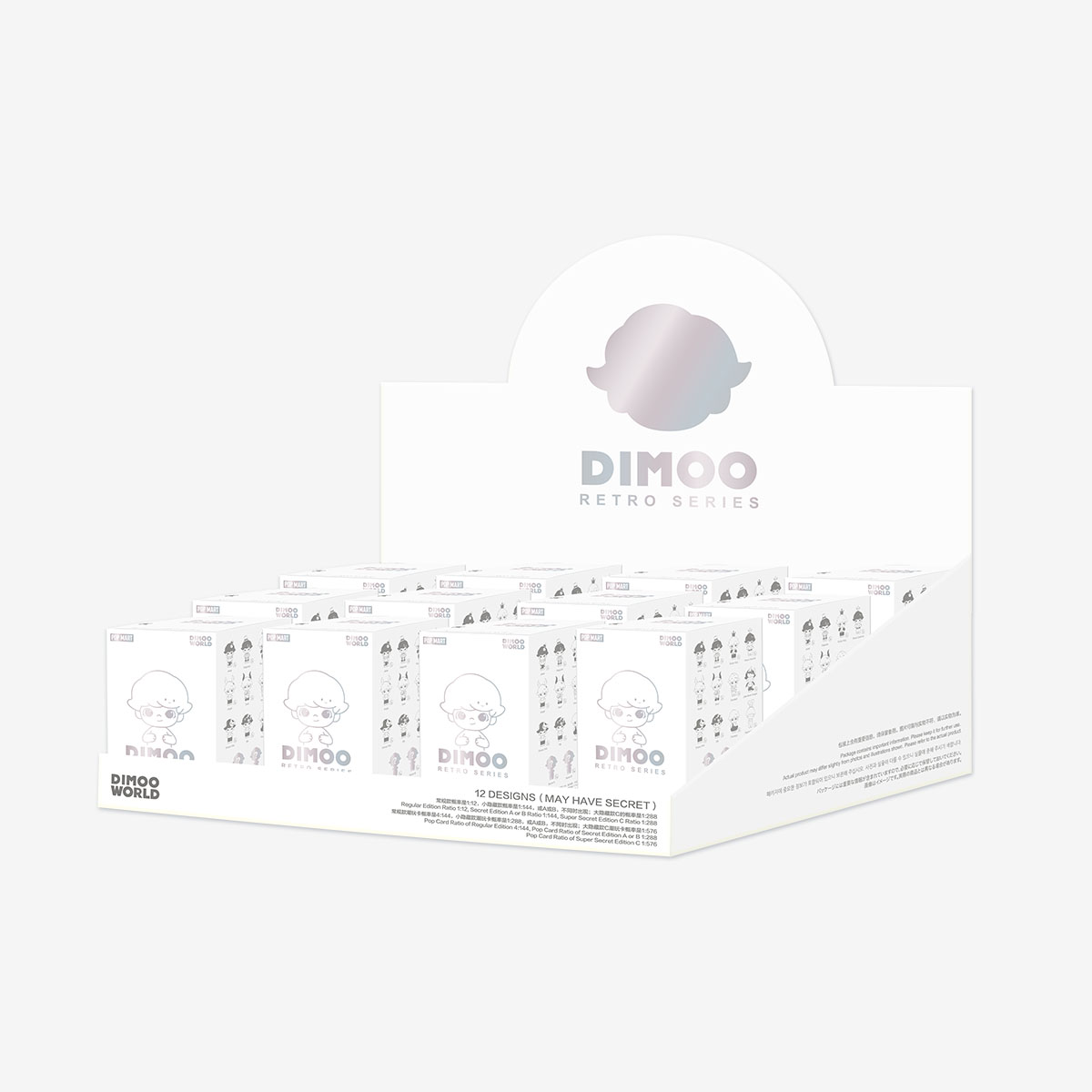 [Lift box] Random box: POP MART DIMOO Retro Series Figures whole set ...