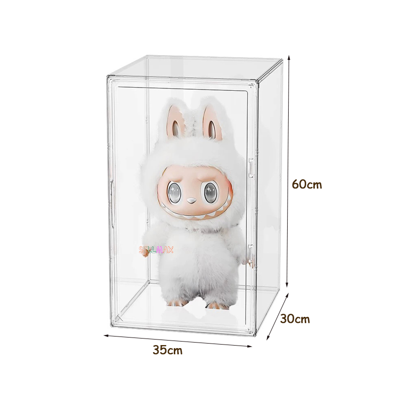60x35x30cm. Labooboo Big Boss zimomo Storage Box Transparent Magnetic ...
