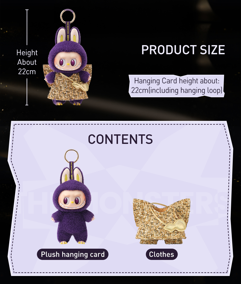 Pop Mart Labu x Pronounde WINGS OF FORTUNE Vinyl Key Charm Keychain ...