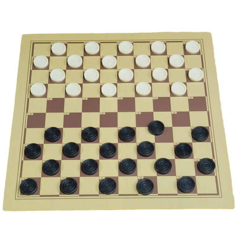 [Super Chess] Standard Checkers Set(Mdf-5mm Wooden Board+Abs Plastic ...