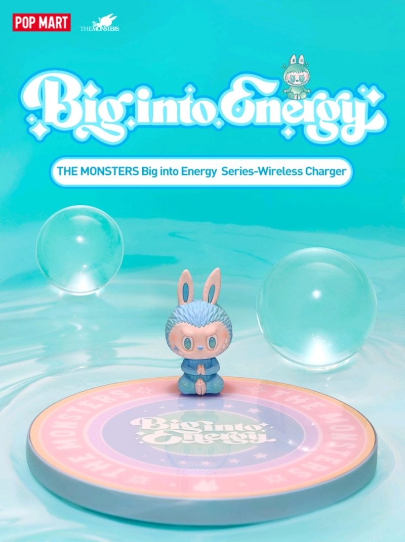 LABUBU Wireless Charger THE MONSTERS Big into Energy Series Labooboo ...