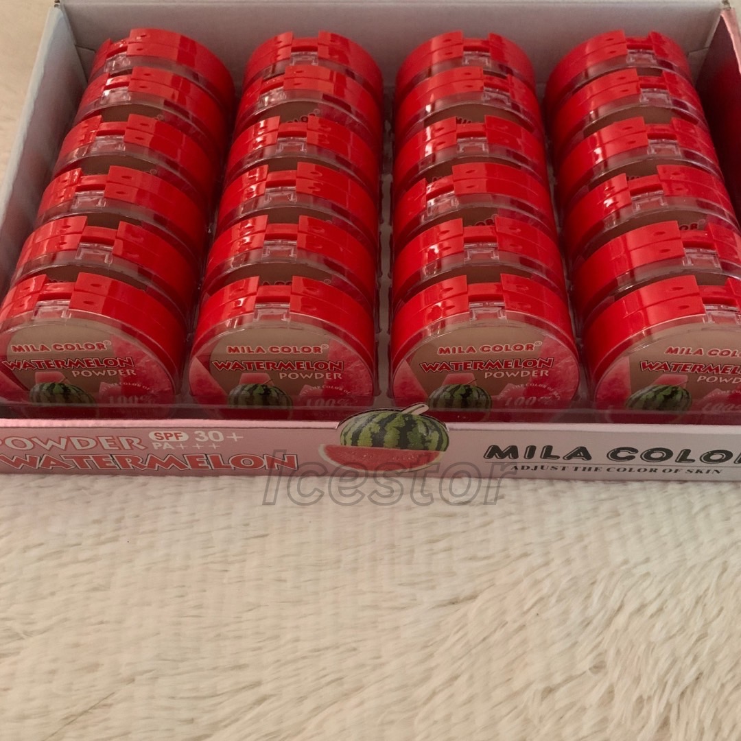 MC5092 MILA COLOR POWDER WATER MELON SPF 30PA+++แป้งพัฟ2 ชั้น เนื้อละเอียดเกลี่ยง่ายbrooke_7 ...