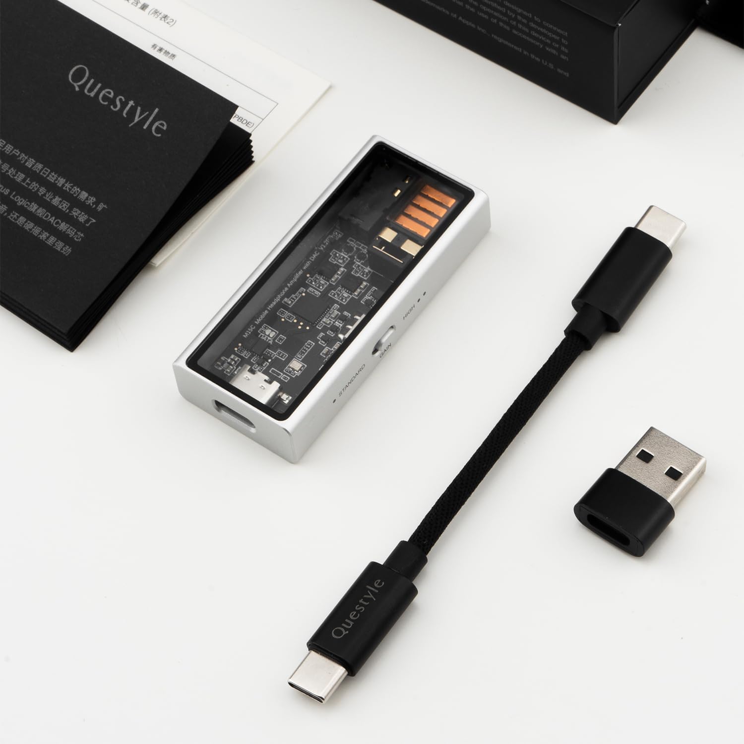 Questyle-M15C Headphone Amplifier Portable USB DAC Amps | Shopee Singapore