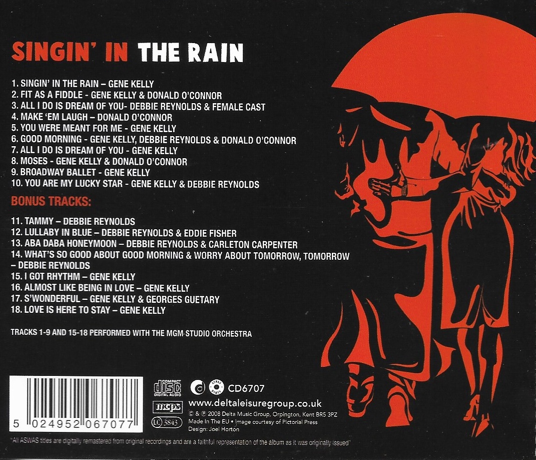 CD Singin' In The Rain (Original Soundtrack)(Various Artists ...